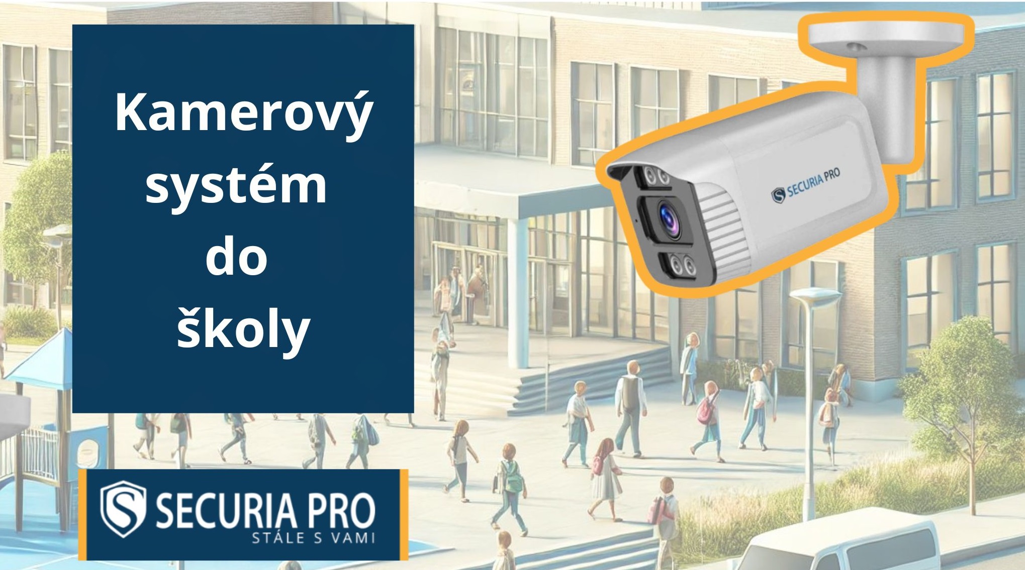 Kamerový systém do školy - výběr kamer, účel a GDPR - SecuriaPro.cz